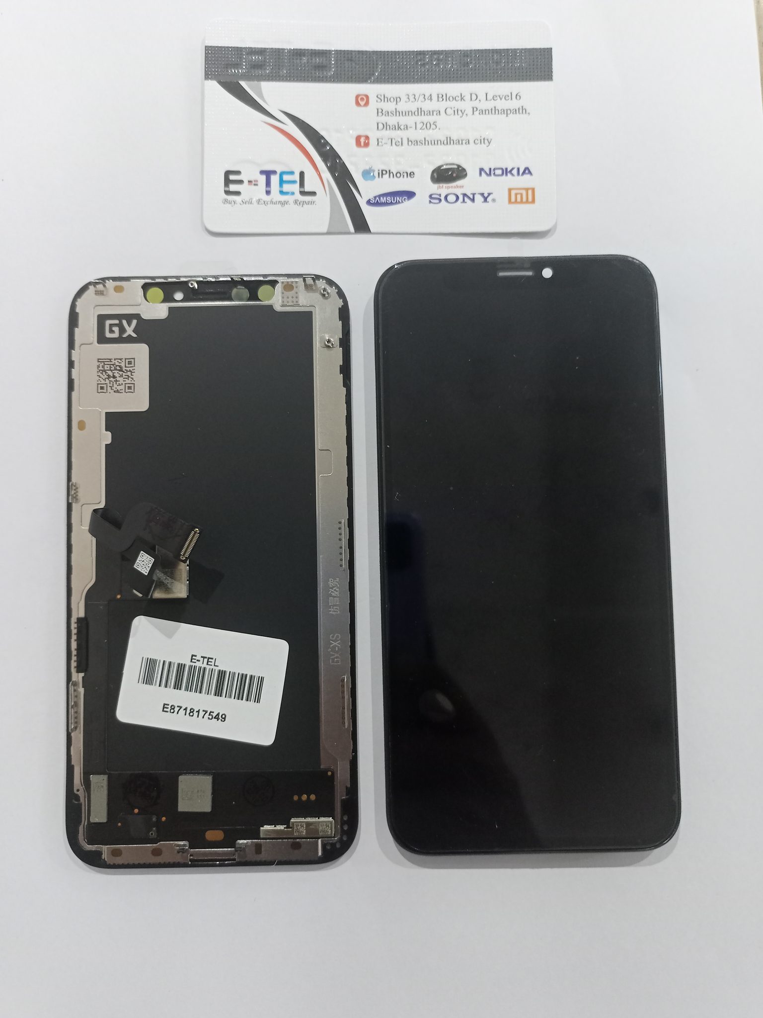 Original iPhone XS Display with 12M Warranty