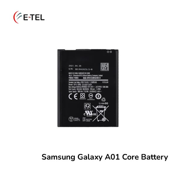 Original Samsung Galaxy A01 Core Battery Price in Bangladesh